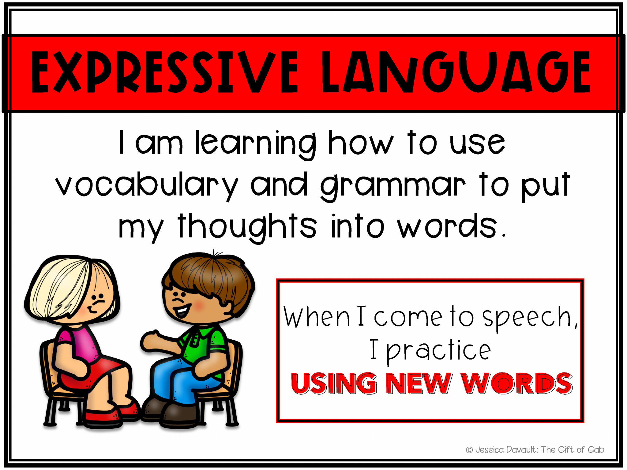 First Day of Speech Therapy Activities - The Gift of Gab