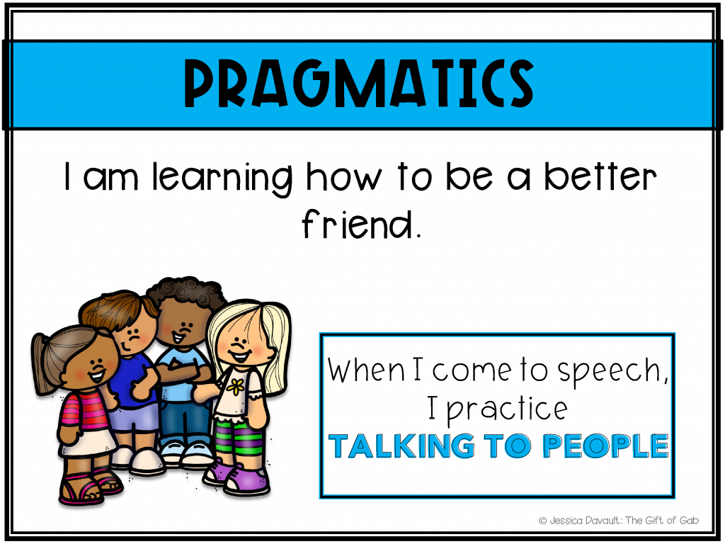 First Day of Speech Therapy Activities - The Gift of Gab
