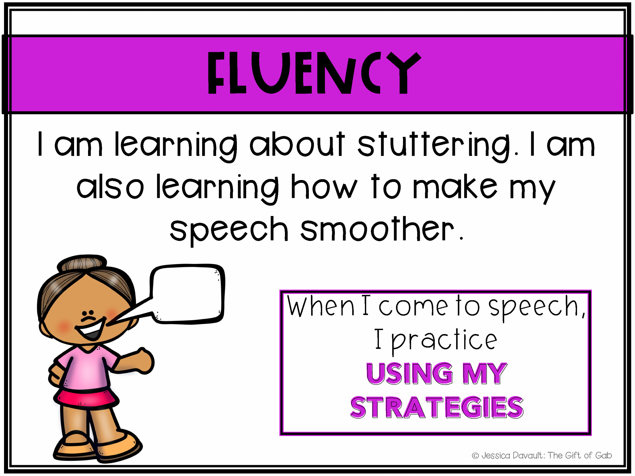 First Day of Speech Therapy Activities - The Gift of Gab