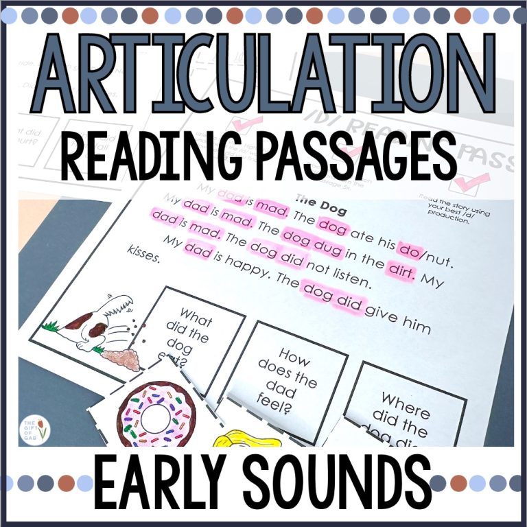 Articulation Stories for Young Readers - The Gift of Gab